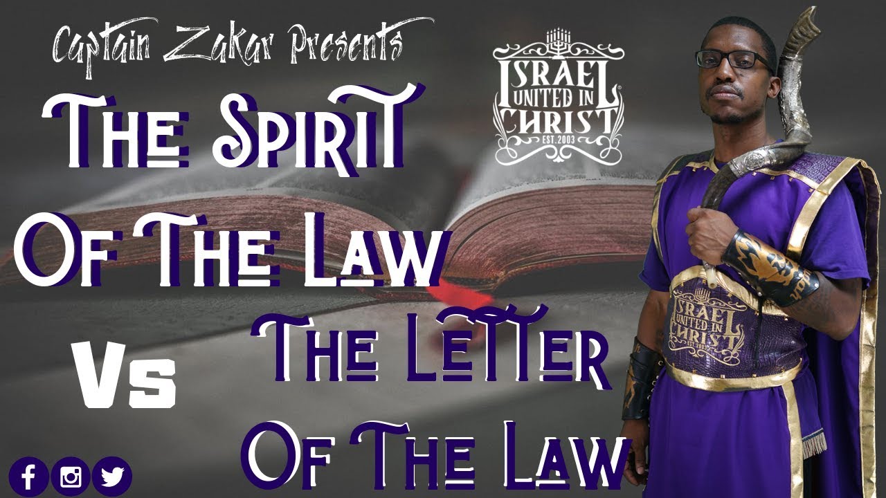 The Israelites The Spirit Of The Law Vs The Letter Of The Law YouTube the-israelites-the-spirit-of-the-law-vs-the-letter-of-the-law-youtube