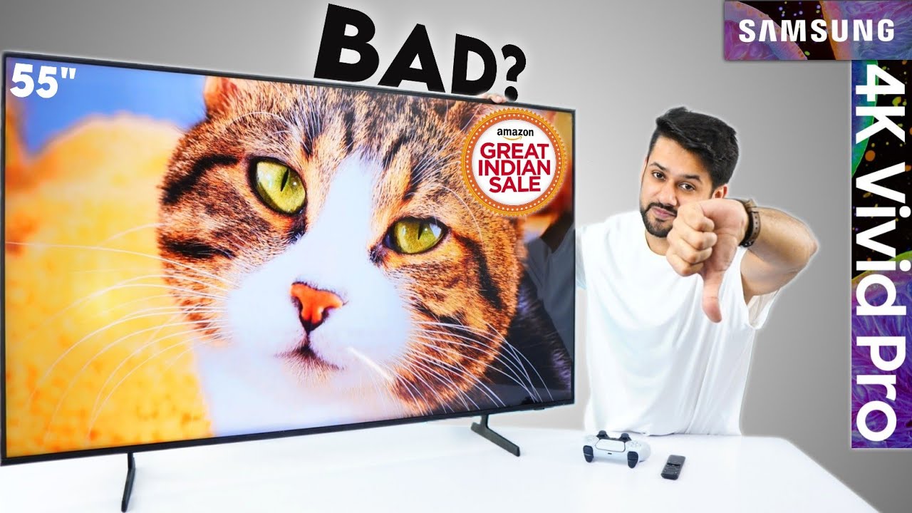 SAMSUNG Crystal 4K Vivid Pro TV Review | Got in AMAZON SALE | Vividly ...