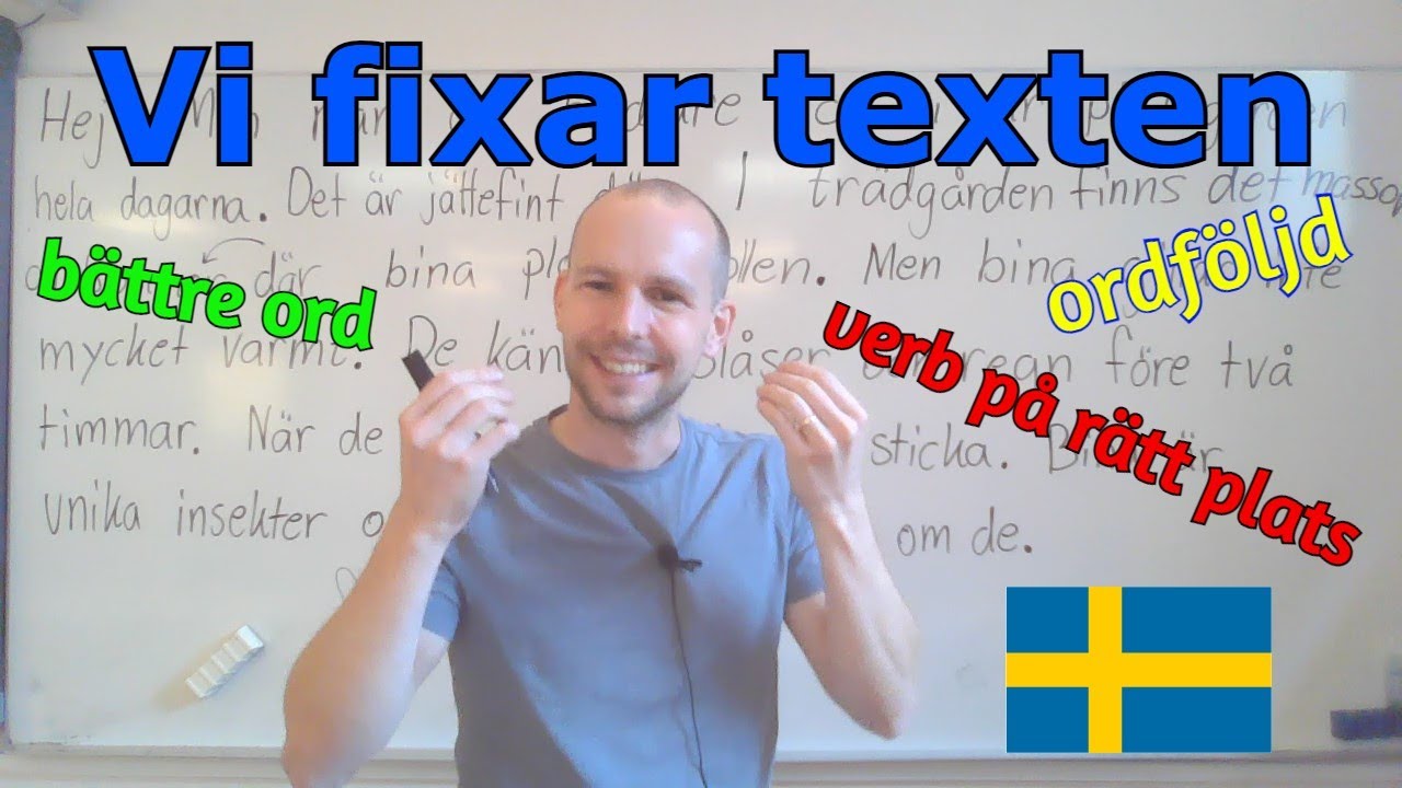 Vi fixar texten (era texter) SFI - YouTube
