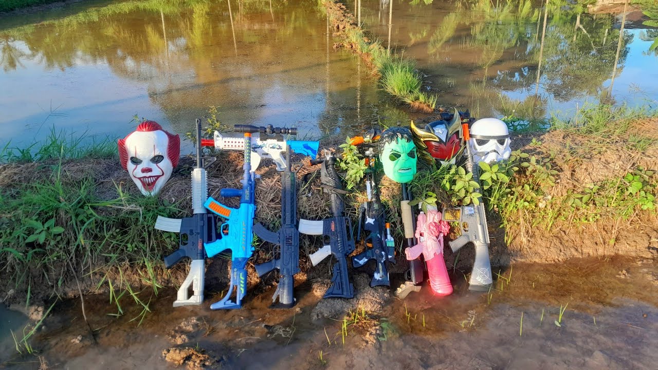 KEREN!! MENGUMPULKAN TEMBAK TEMBAKAN AK101,M16,M14,M4KARABIN DRAGON ...