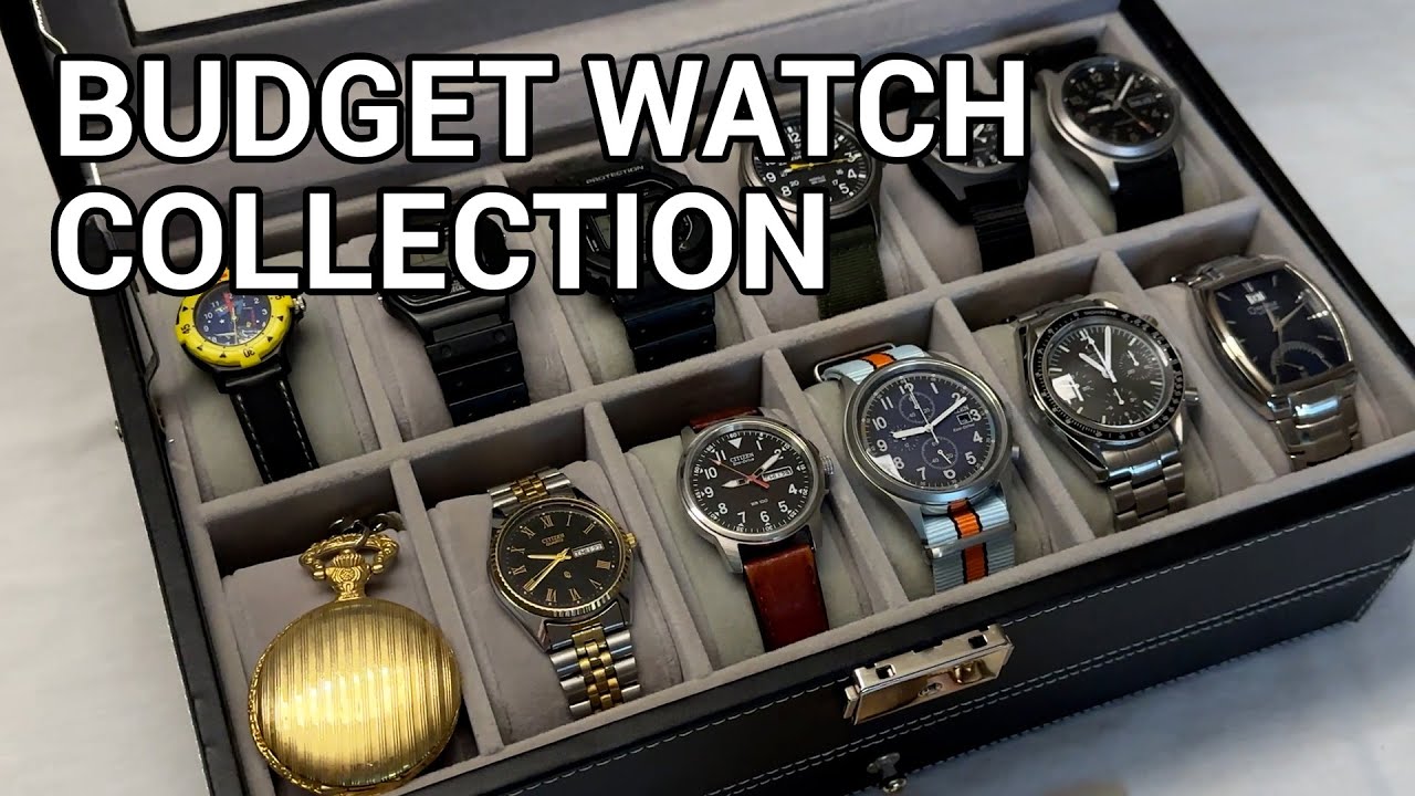 Watch Box Tour | My Budget Watch Collection - YouTube