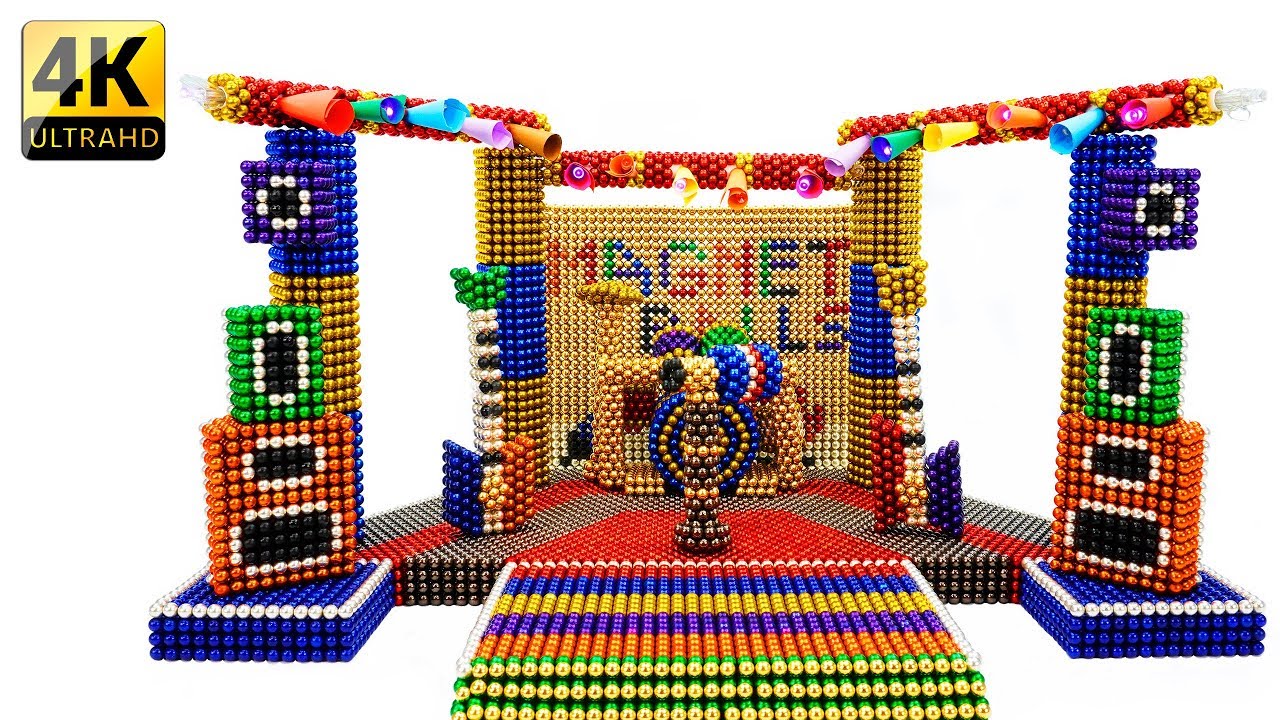 DIY - How To Build Amazing Sing Stage With Magnetic Balls - Satisfying ...
