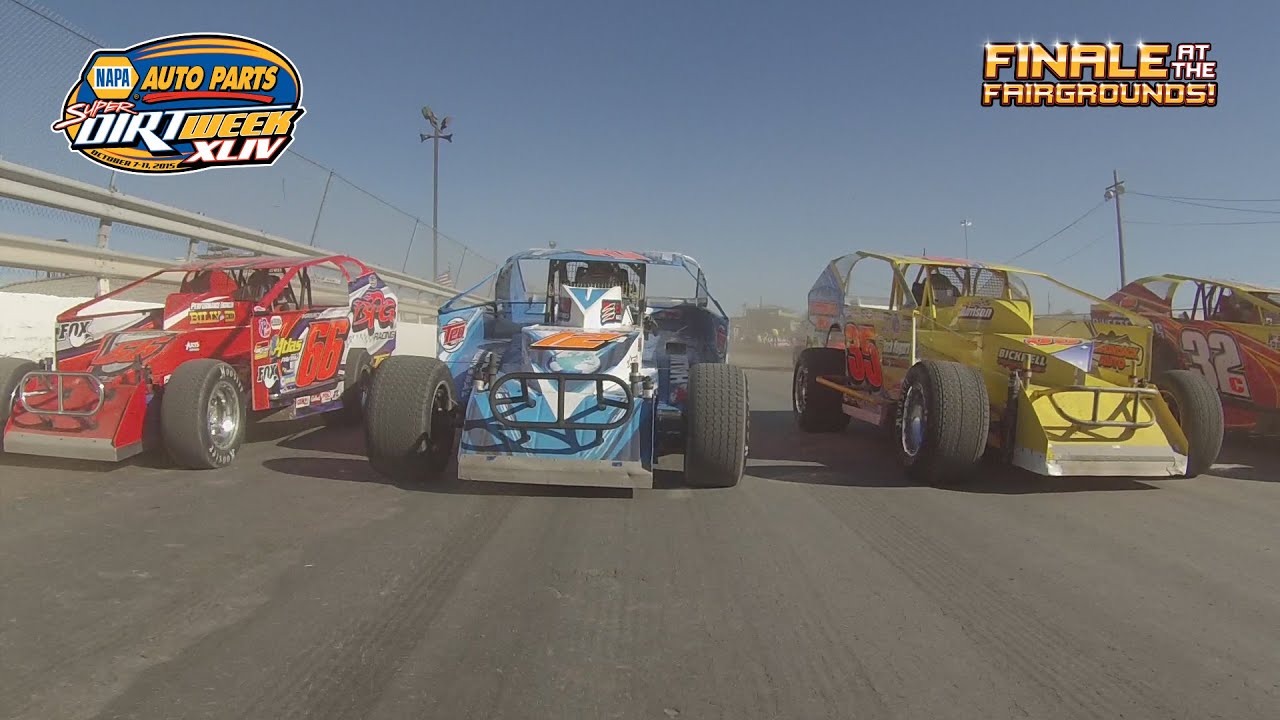2015 NAPA Auto Parts Super DIRT Week | Ride Along in the Syracuse 200 ...