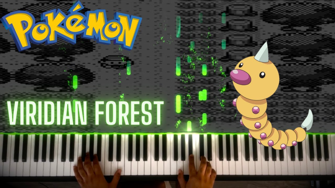Pokemon Red/Blue - Viridian Forest | Piano - YouTube