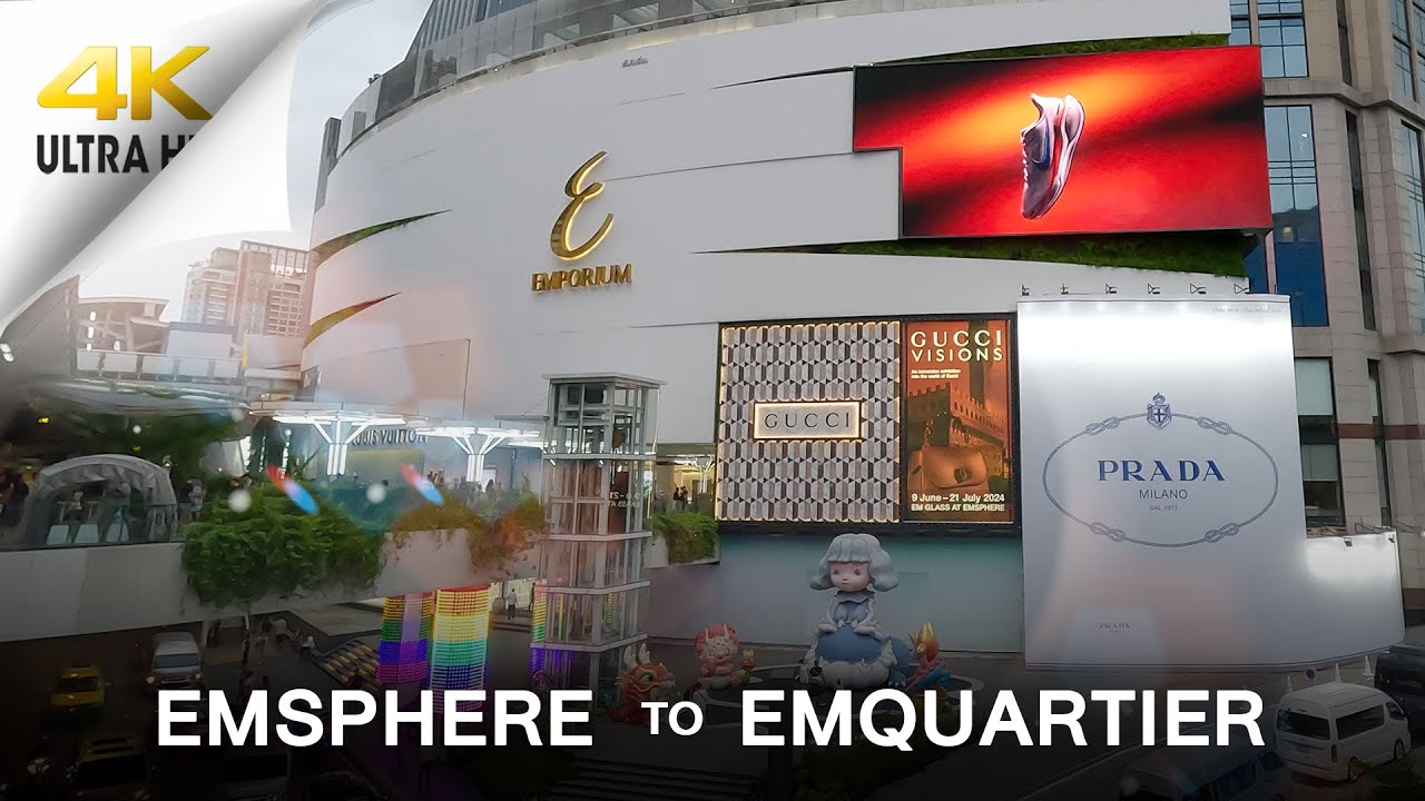 WALKING EMSPHERE TO EMQUARTIER | 4K - YouTube