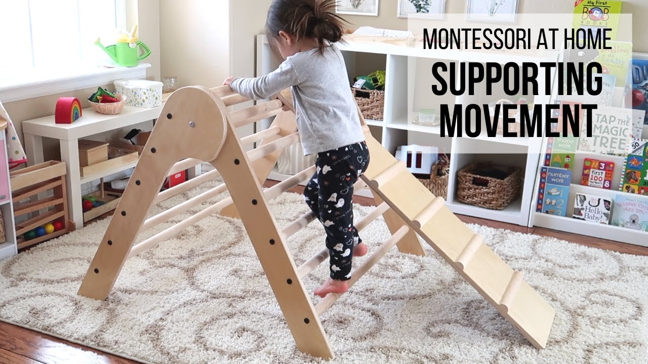 MONTESSORI AT HOME: Supporting Movement & Gross Motor Skills - YouTube