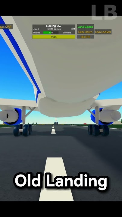 PTFS Boeing 757 Old VS New Landing #PTFS #Roblox #757 #Remodel #Boeing #Boeing757 #ButerLanding ...