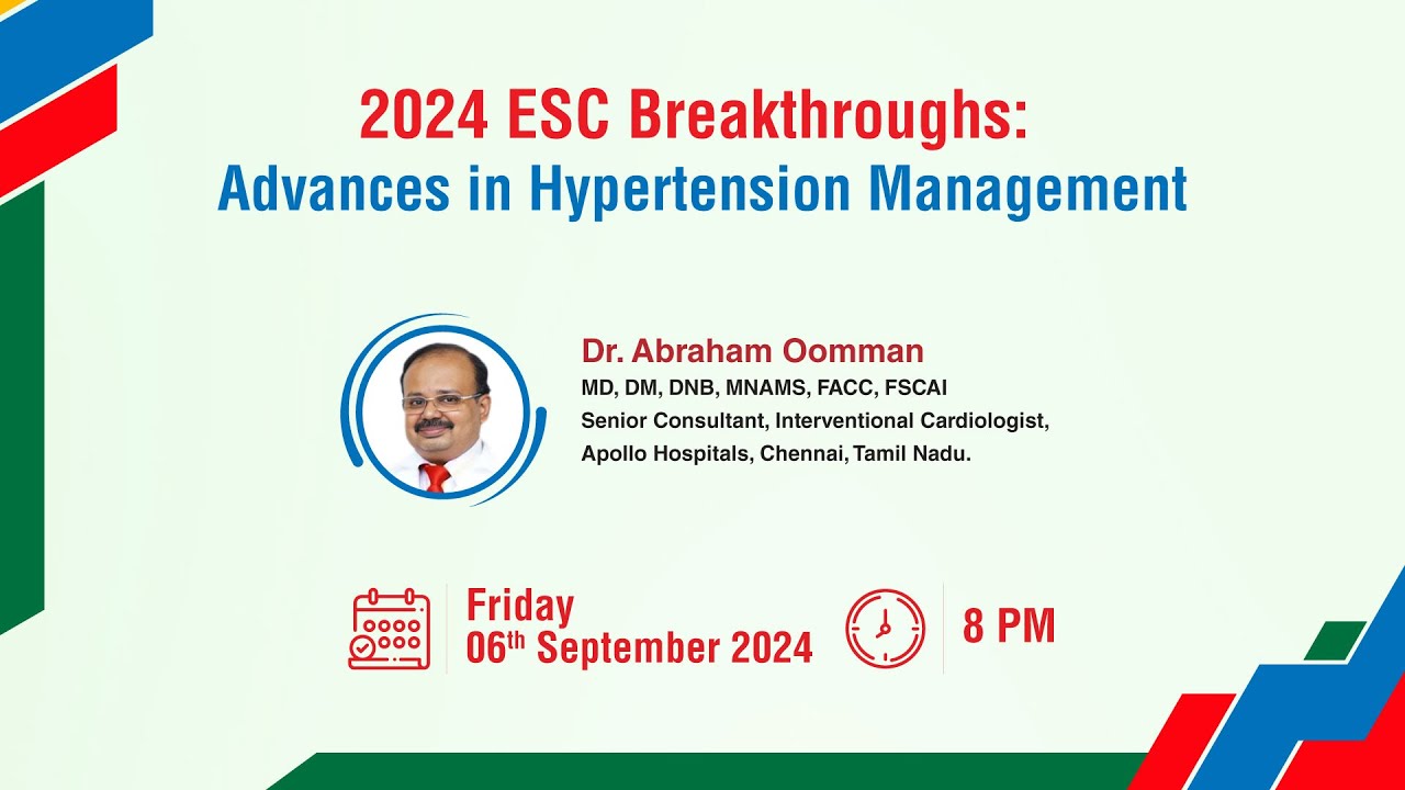 ESC 2024 Hypertension Updates - YouTube