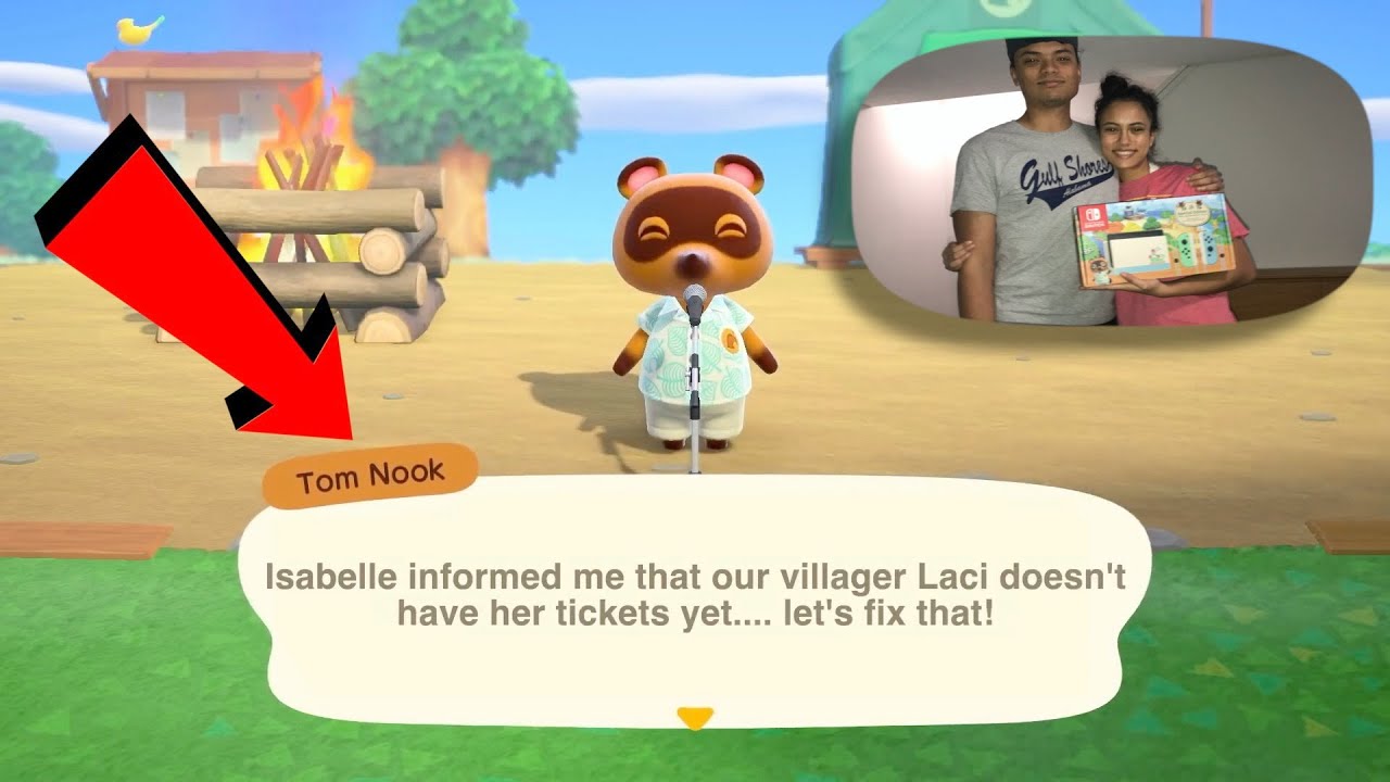 Tom Nook Surprised My Sister With a New Switch! - YouTube