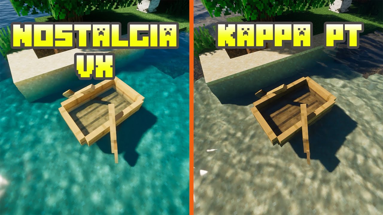 Nostalgia VX vs Kappa PT | Shader Comparison - YouTube