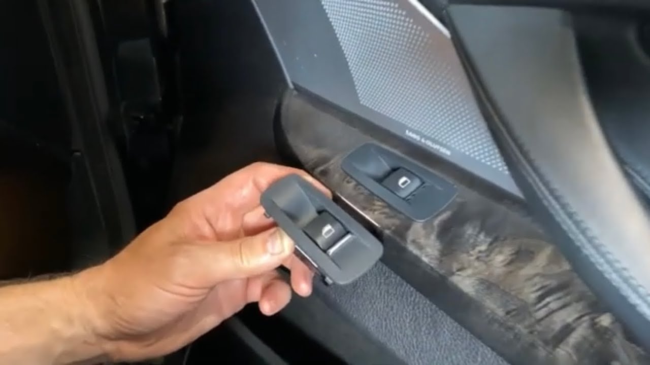 BMW F13 window switch replacement - YouTube