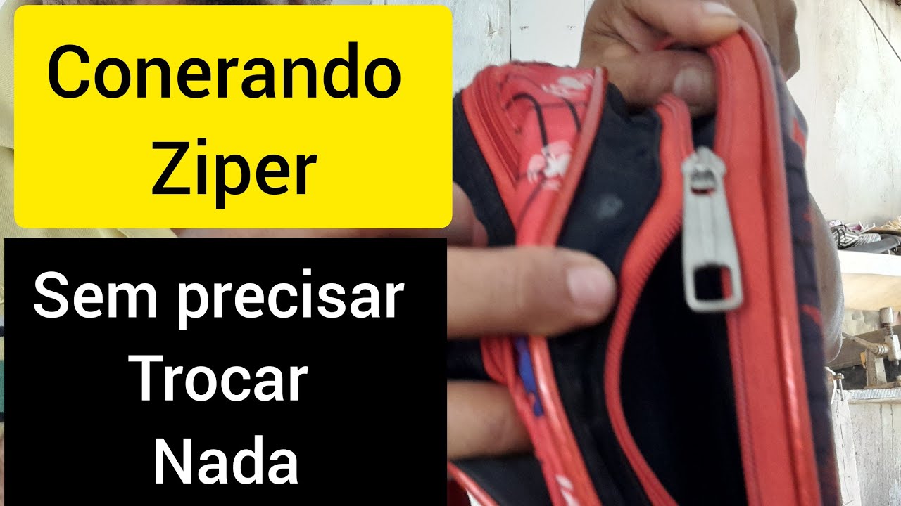 como consertar zíper que não fecha, sem fazer a troca - YouTube