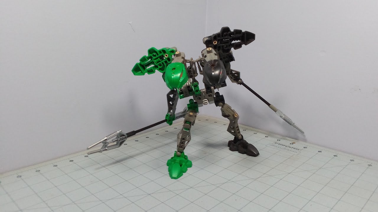 Bionicle Moc Instructions Rahkshi Fusion Lerahk and Vorahk - YouTube