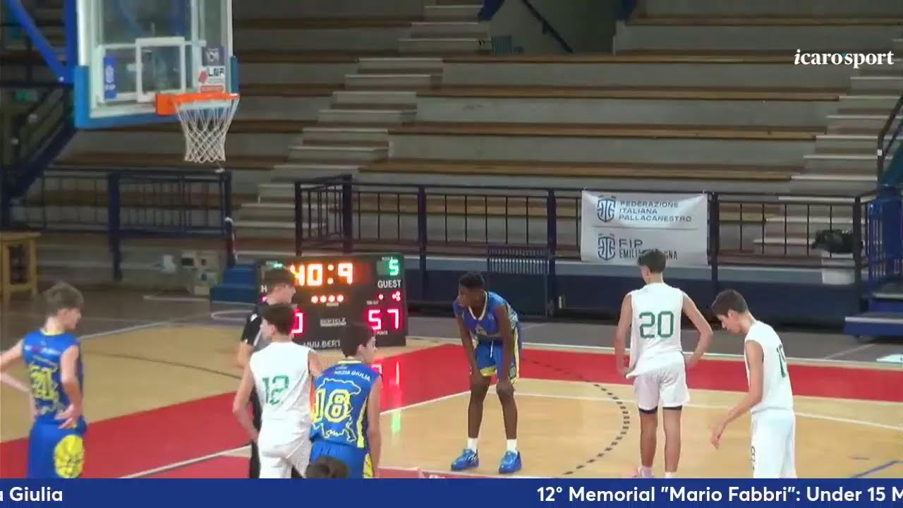 12° Memorial "Mario Fabbri": Under 15 Maschile Lombardia vs Friuli ...