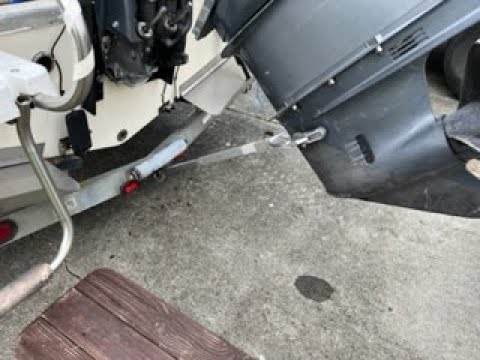 Installing a Transom Saver - YouTube