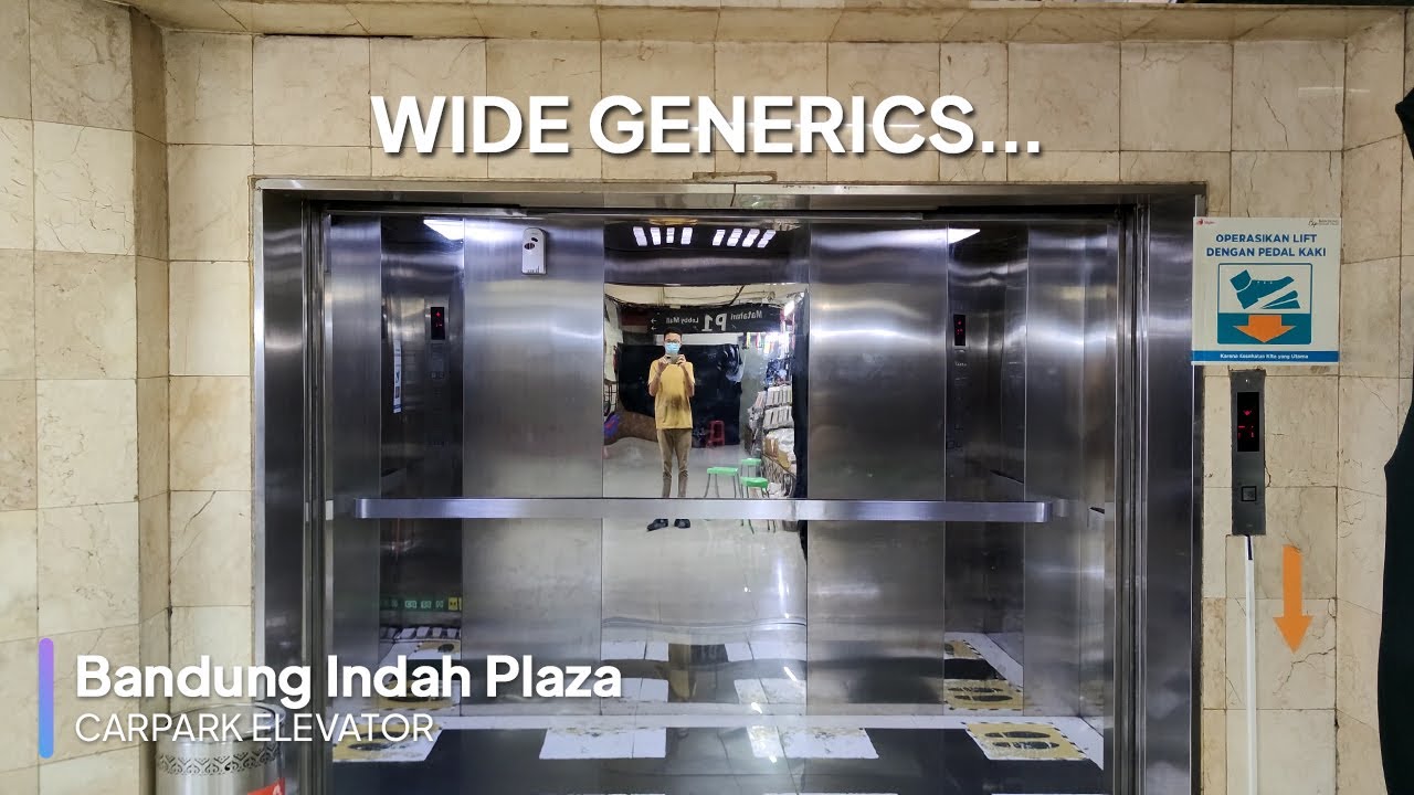 Wide Pillar Elevator - Bandung Indah Plaza (Carpark) - YouTube