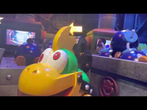 Super Nintendo World Mario Kart: Bowser’s Challenge Bo-Omb Section ...