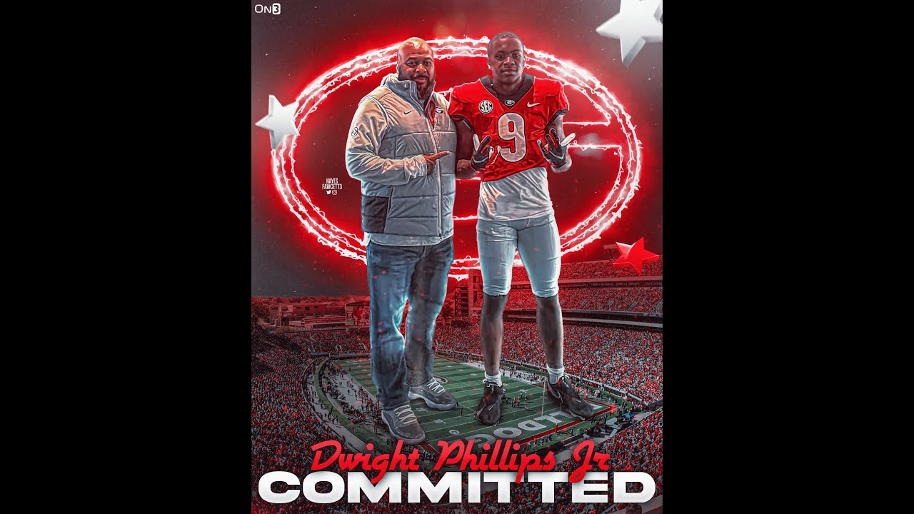 Dwight Phillips Jr. 4 Star ⭐⭐⭐⭐RB Commits To Georgia | Career ...