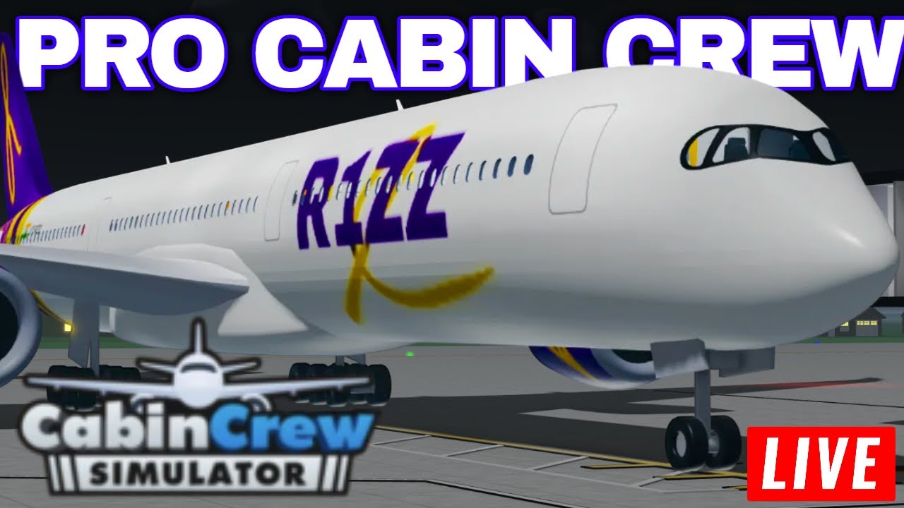 Being a PRO CABIN CREW in CABIN CREW SIM | #aviatorr1zz # ...