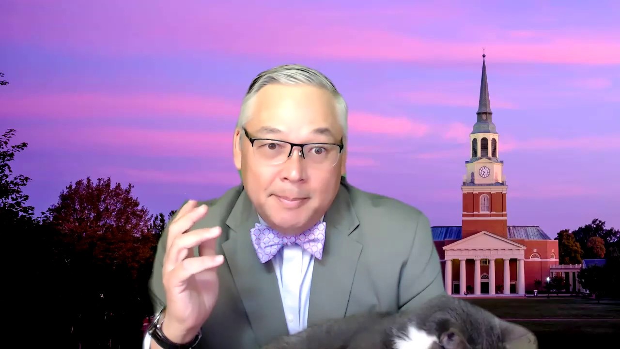 Wake Forest Prof David Yamane Message to Fall 2020 Introduction to ...