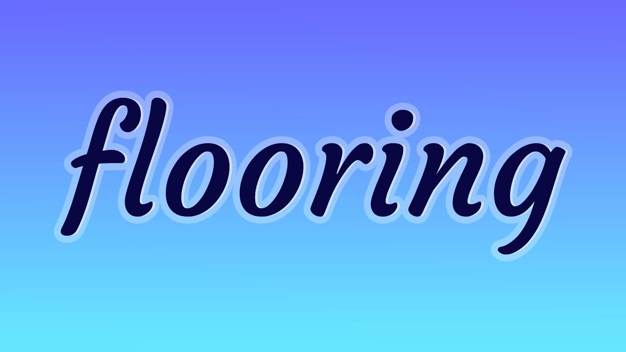Flooring - 62 English Vocabulary Flashcards - YouTube