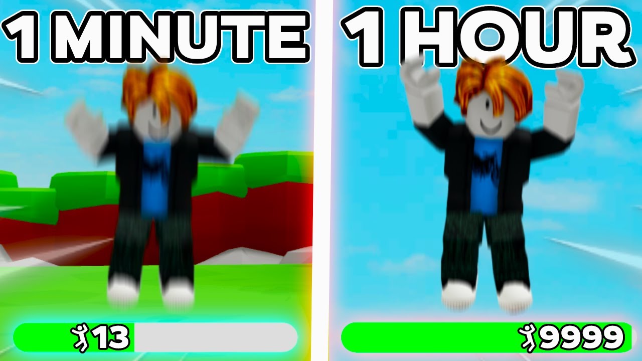 Roblox but I jump HIGHER every second... - YouTube