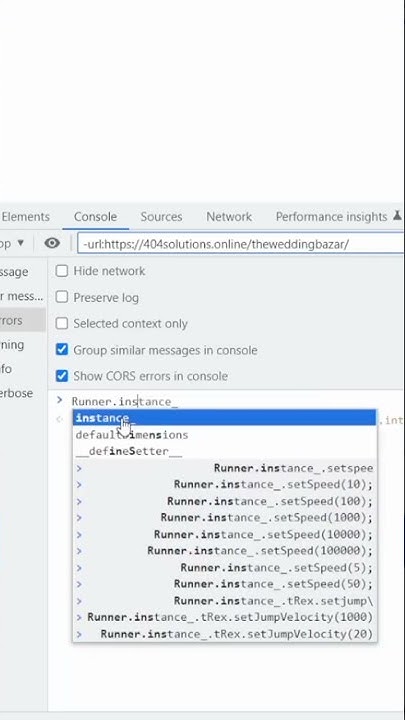 Chrome dino hack Part - 3 | Webslide | #coding #hacks #shorts #programming - YouTube