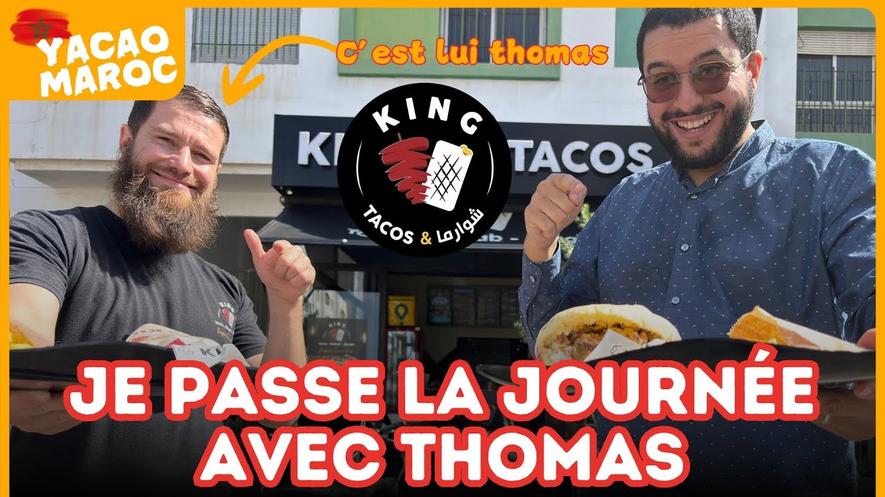 Je passe la journée avec Thomas chez KING TACOS - Je fais ma propre ...