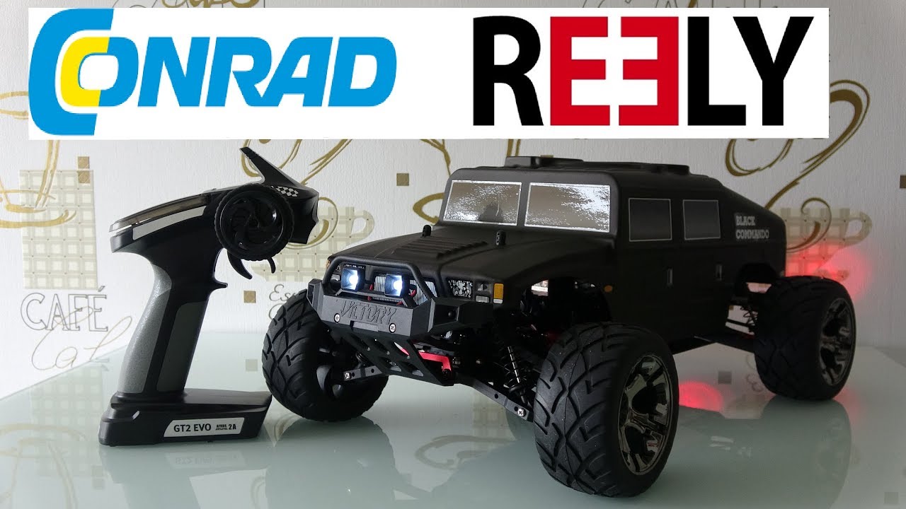 Reely Black Commando german unboxing 1:10 brushless #64 - YouTube