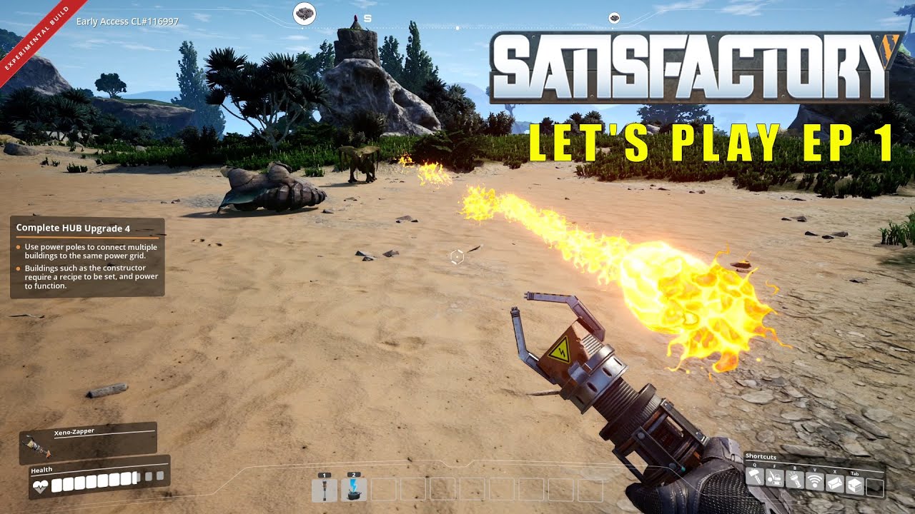 Satisfactory Let's Play EP 1 - YouTube