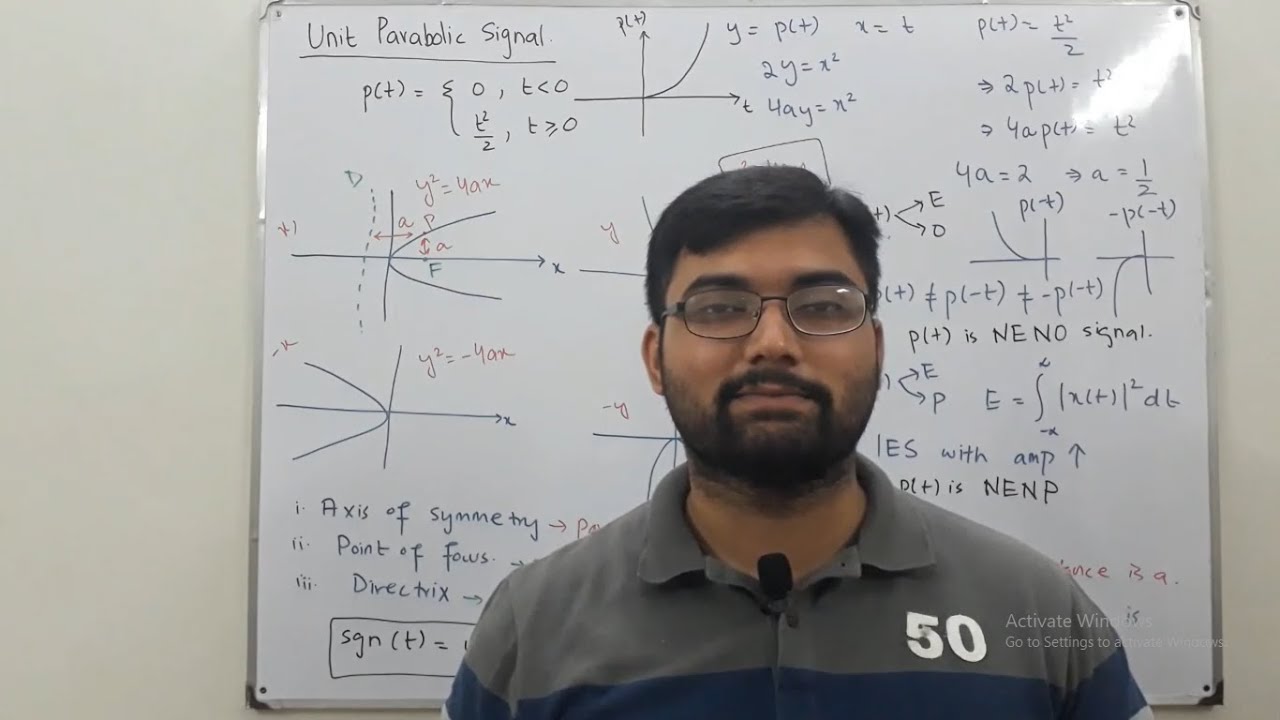 Unit Parabolic Signal - YouTube