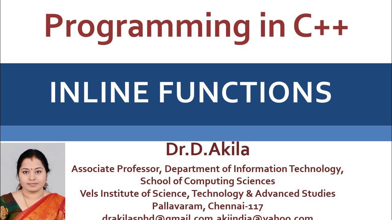 Inline functions in C++ - YouTube