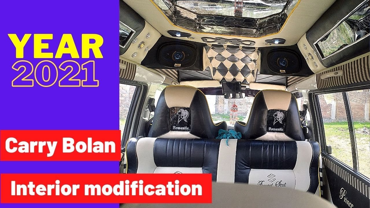 New Suzuki Carry Bolan Sofa Seats decoration || omni modified interior ...