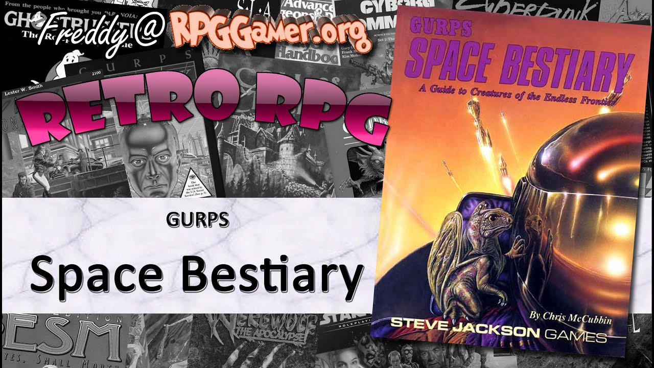 Space Bestiary (GURPS, Steve Jackson Games, 1990) | Retro RPG - YouTube