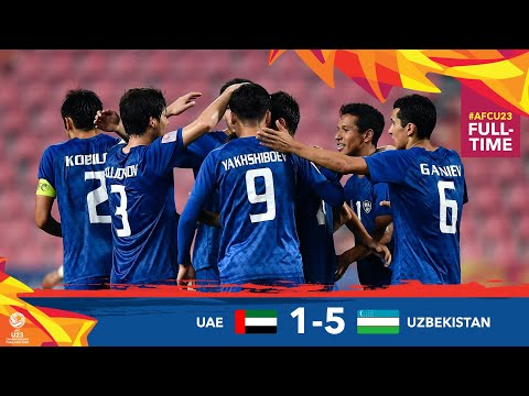 #AFCU23 M28 - UNITED ARAB EMIRATES 1 - 5 UZBEKISTAN   : HIGHLIGHTS