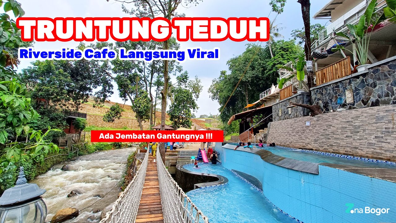 TRUNTUNG TEDUH | Riverside Cafe baru buka langsung VIRAL!! Review ...