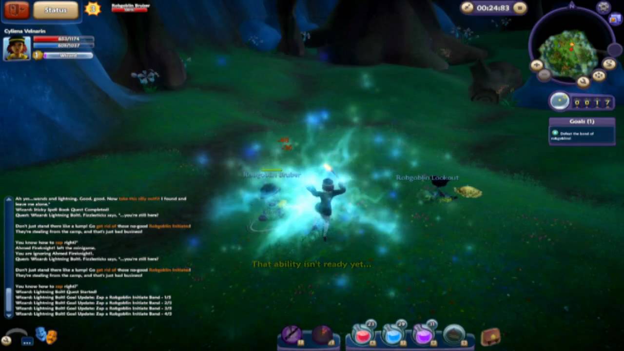 Free Realms - Band of Robgoblins! battle as a Wizard (HD) - YouTube