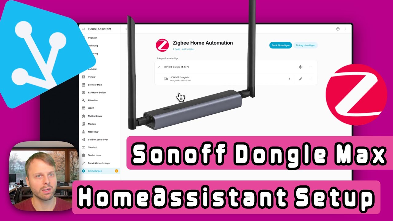 Sonoff Dongle Max Setup: Zigbee im ganzen Haus - für Home Assistant ...