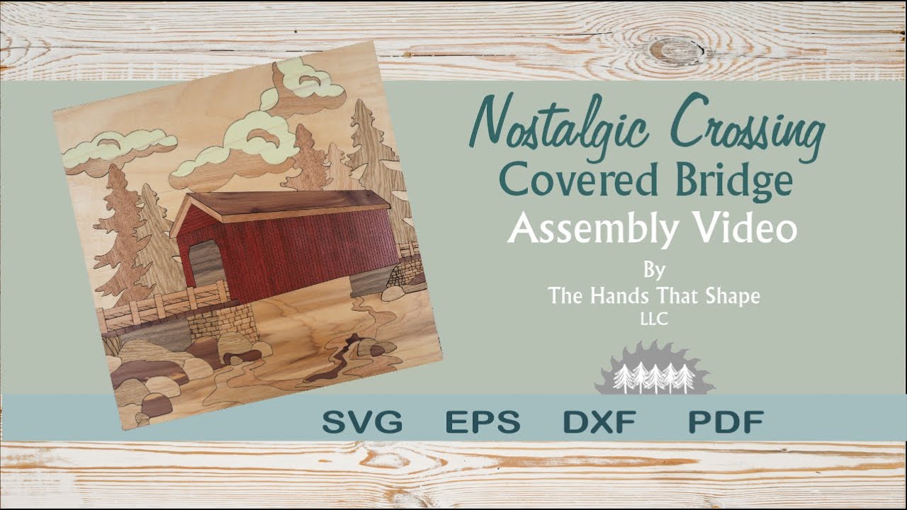 Nostalgic Crossing: Covered Bridge Assembly Video - YouTube