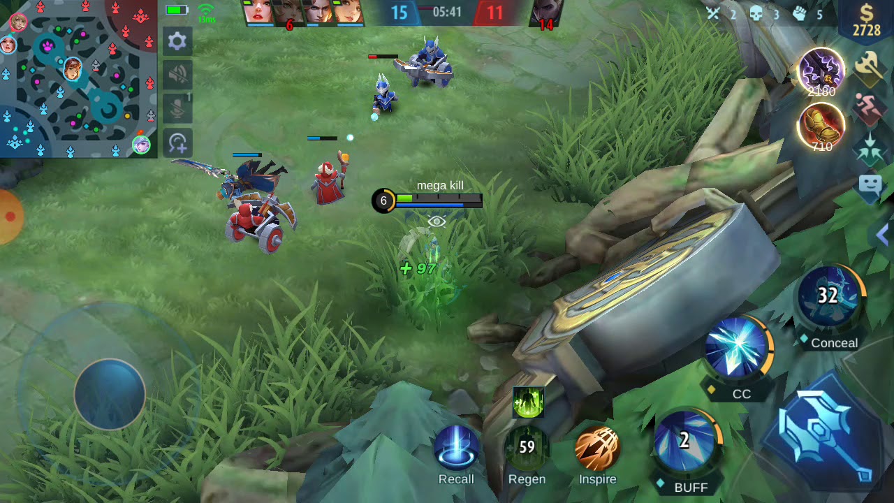 playing mobile legend - YouTube