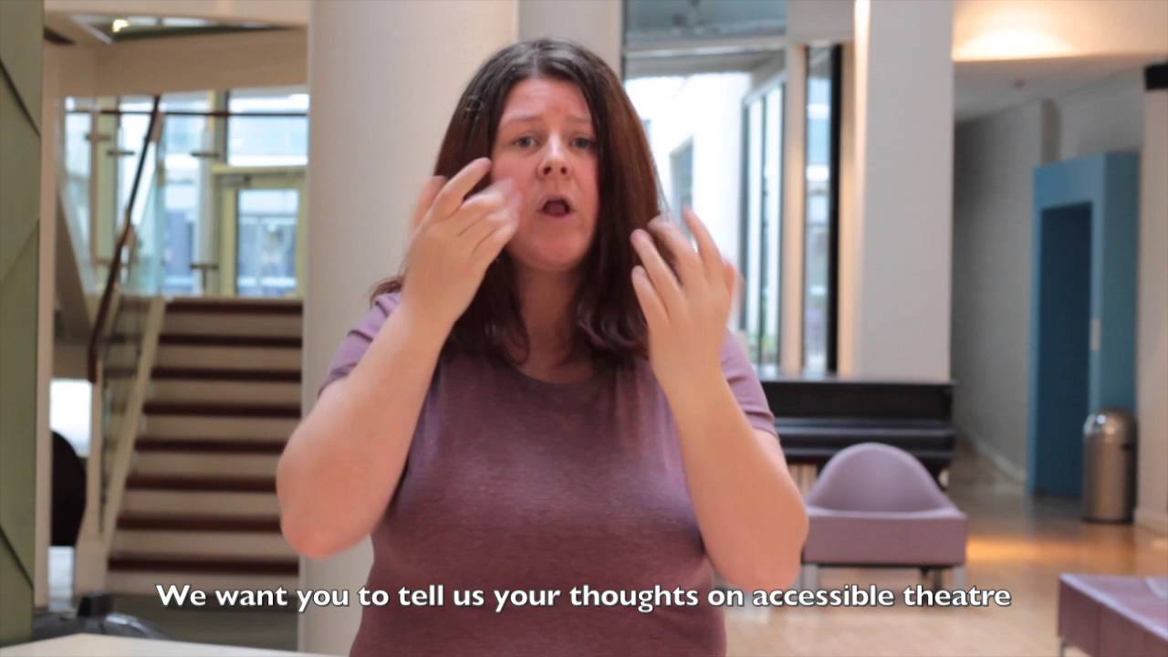 Role Shift by Lesley Hart - BSL Invite to Open Rehearsals - YouTube