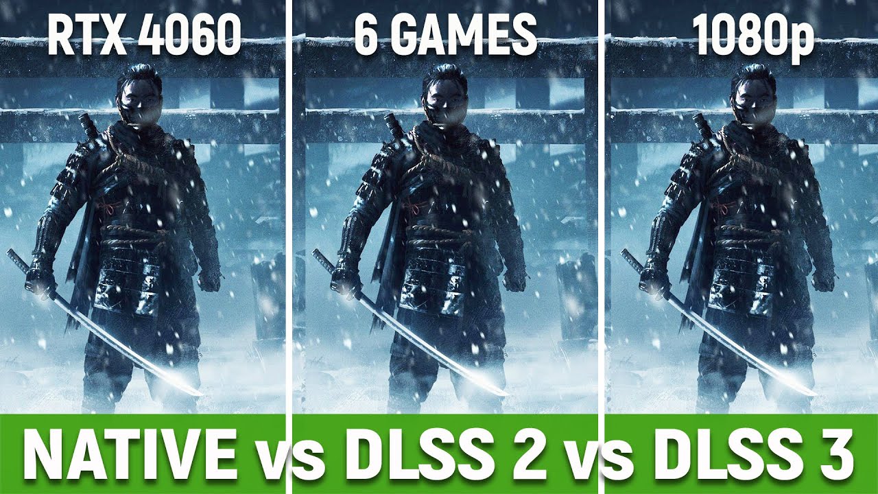 RTX 4060 - DLSS 2 vs DLSS 3 vs Native FHD - Test in 6 games - 1080p ...