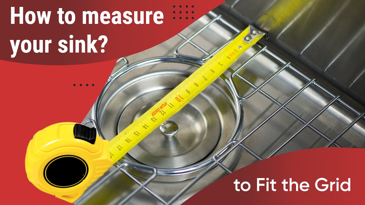 How to Measure Your Sink for Perfectly Fitting Sink Protectors! - YouTube