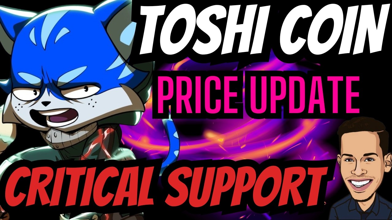MUST SEE! TOSHI COIN PRICE UPDATE! CRITICAL SUPPORT.. - YouTube