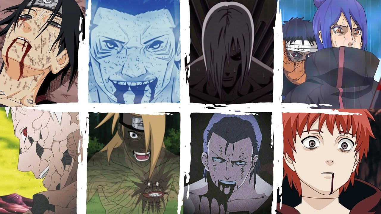 A MORTE DE TODOS OS MEMBROS DA AKATSUKI, DESDE O PRIMEIRO AO ÚLTIMO ...