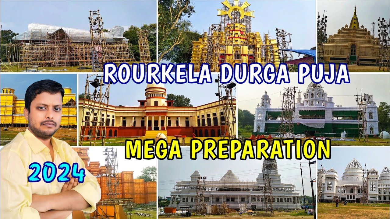 Rourkela Durga Puja 2024 | Top 5 Mega Durga Puja Preparation 2024 ...