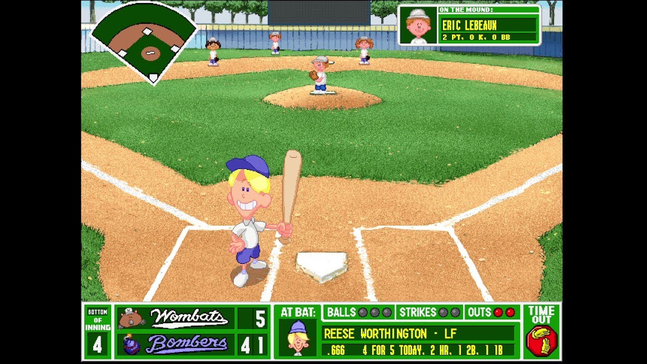 Backyard Baseball Part 2, My Team is Dominating - YouTube
