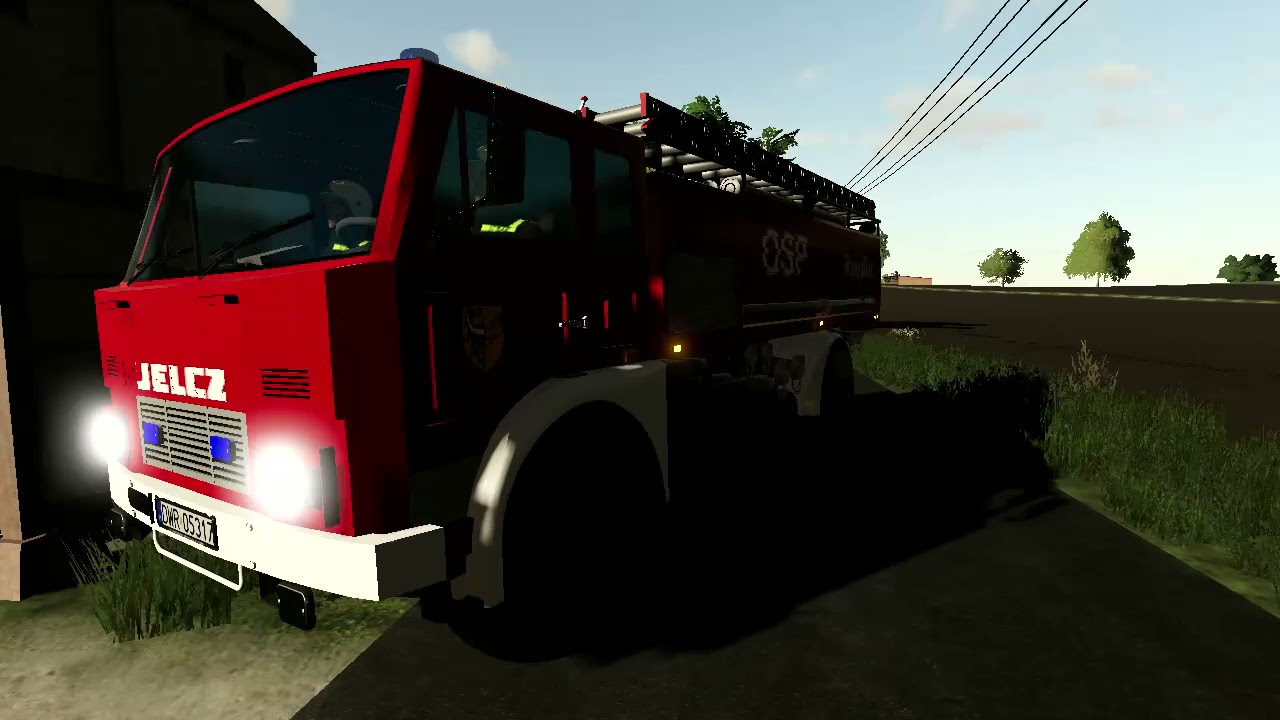 Farming Simulator 19 Jelcz 315 OSP Rzeplin *ze skrytkami 3D* [DL] - YouTube