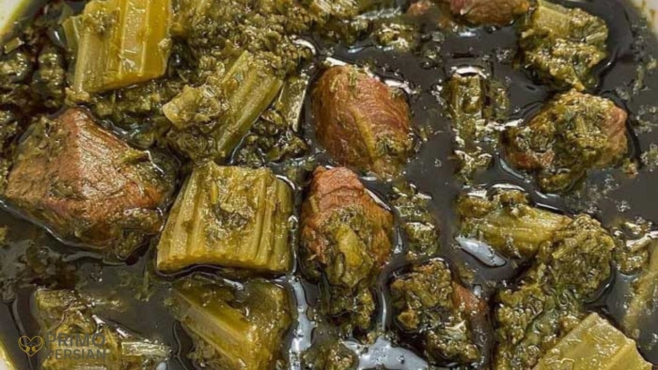 Persian Food Celery stew: A very different and delicious food with ...
