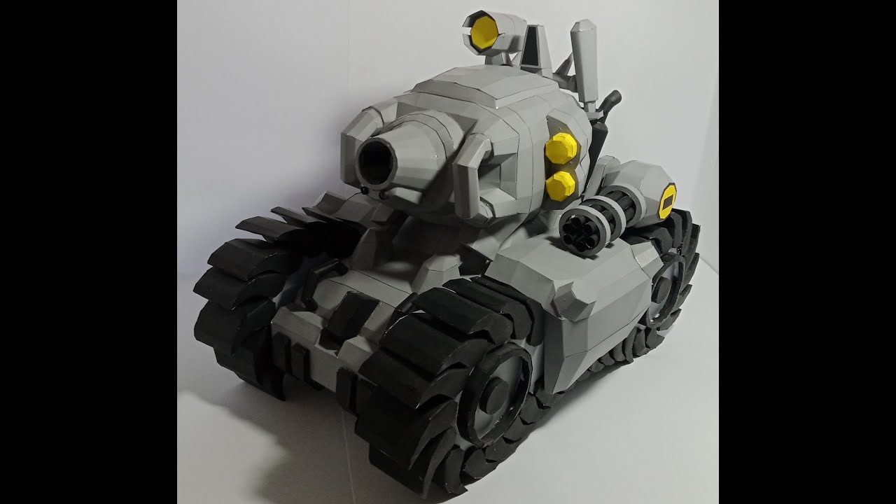 SV-001 Tanque Metal Slug Papercraft - YouTube